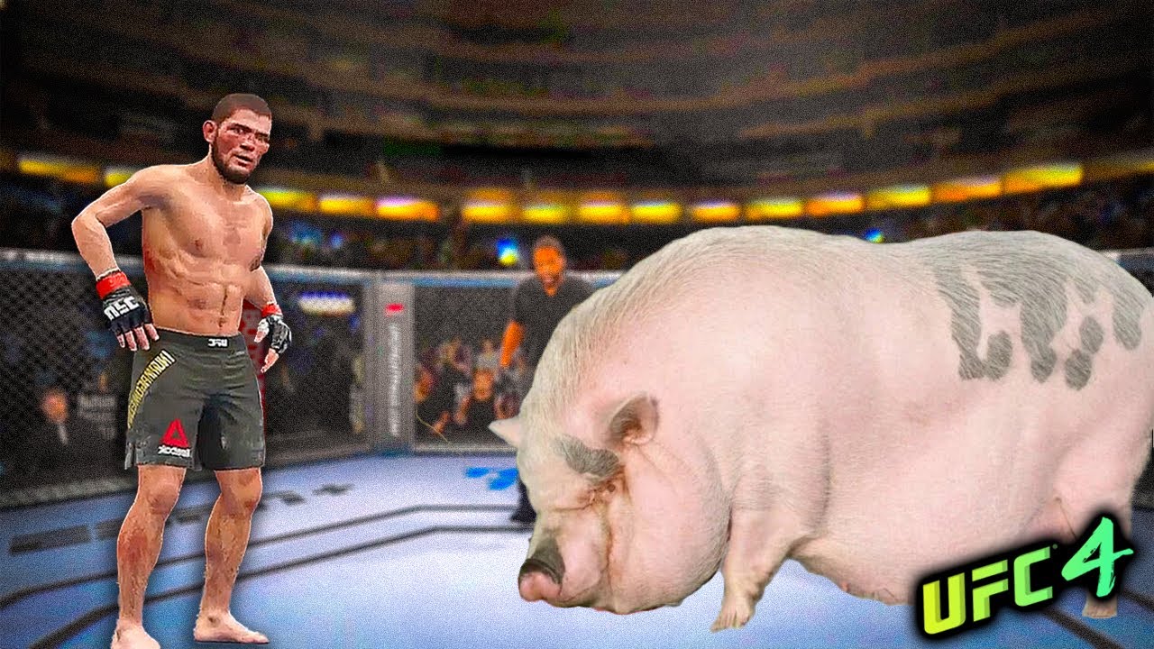 Khabib Nurmagomedov vs. Super Pig (EA sports UFC 4) - YouTube