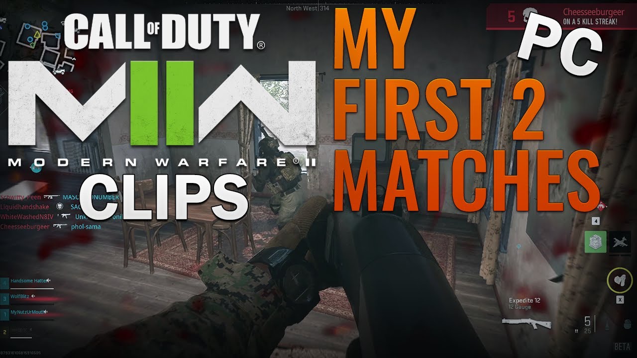 Modern Warfare 2(PC) Open Beta Clips | My First 2 Matches | RTX 3070 ...