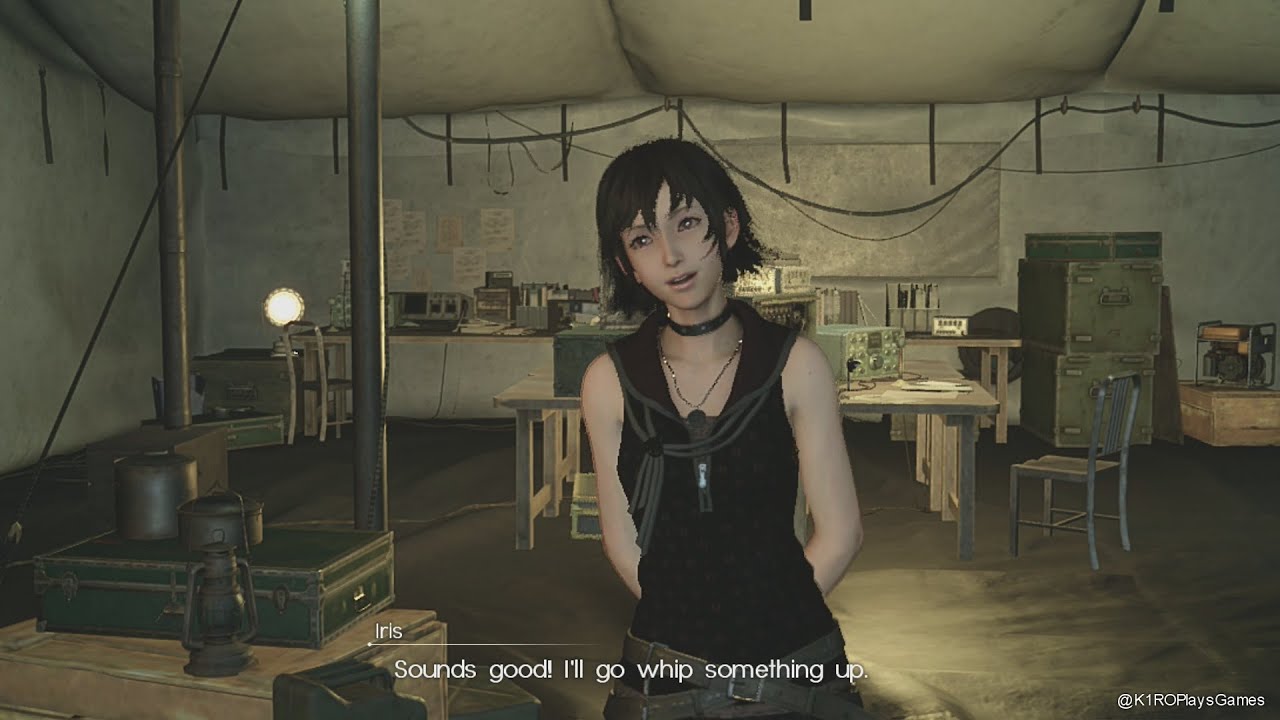 All Iris Amicitia Campfire Cook Scenes│FFXV: COMRADES (Console) - YouTube