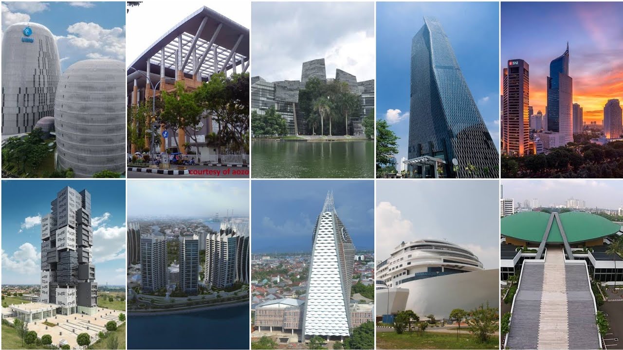 10 Gedung Unik Di Indonesia - YouTube