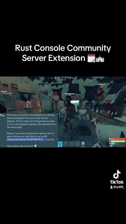 Rust Console Community server extensions..#shorts #rust #rustconsole - YouTube