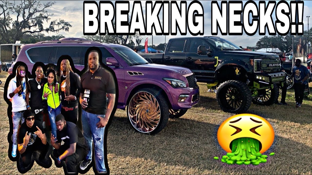 SUPERBOWL CARSHOW LIFE WITH COREY SHUT IT DOWN.. ALL BIG CAR YOUTUBERS ...