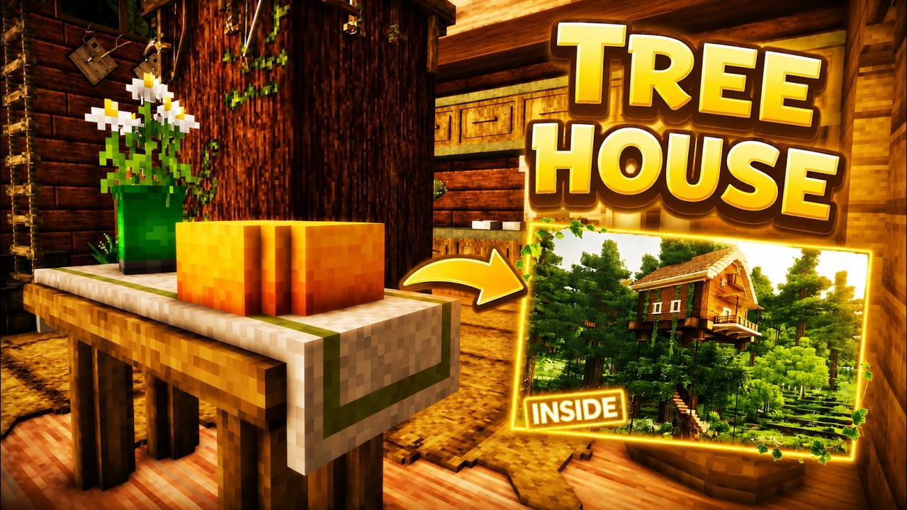 Vintage Story | 🌳 Redwood Tree House 🏠| INTERIOR - YouTube