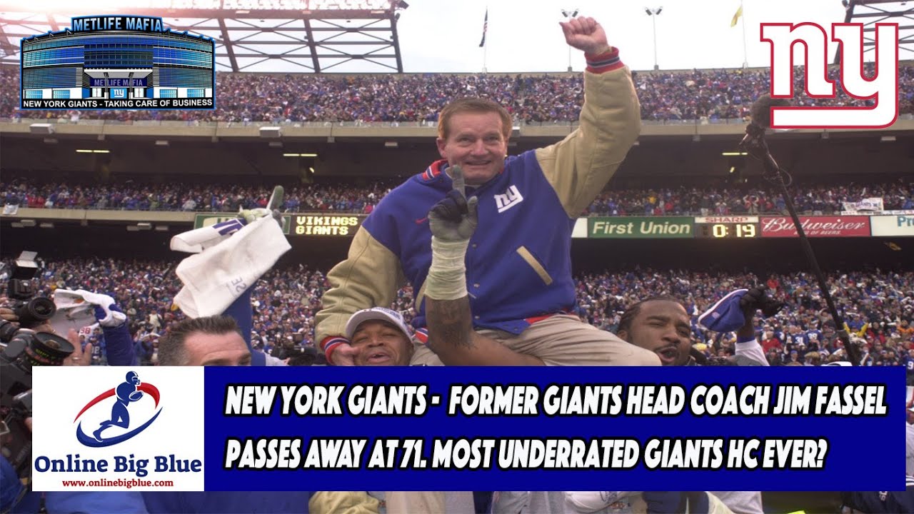 New York Giants - Former Giants Head Coach Jim Fassel passes away at 71 ...