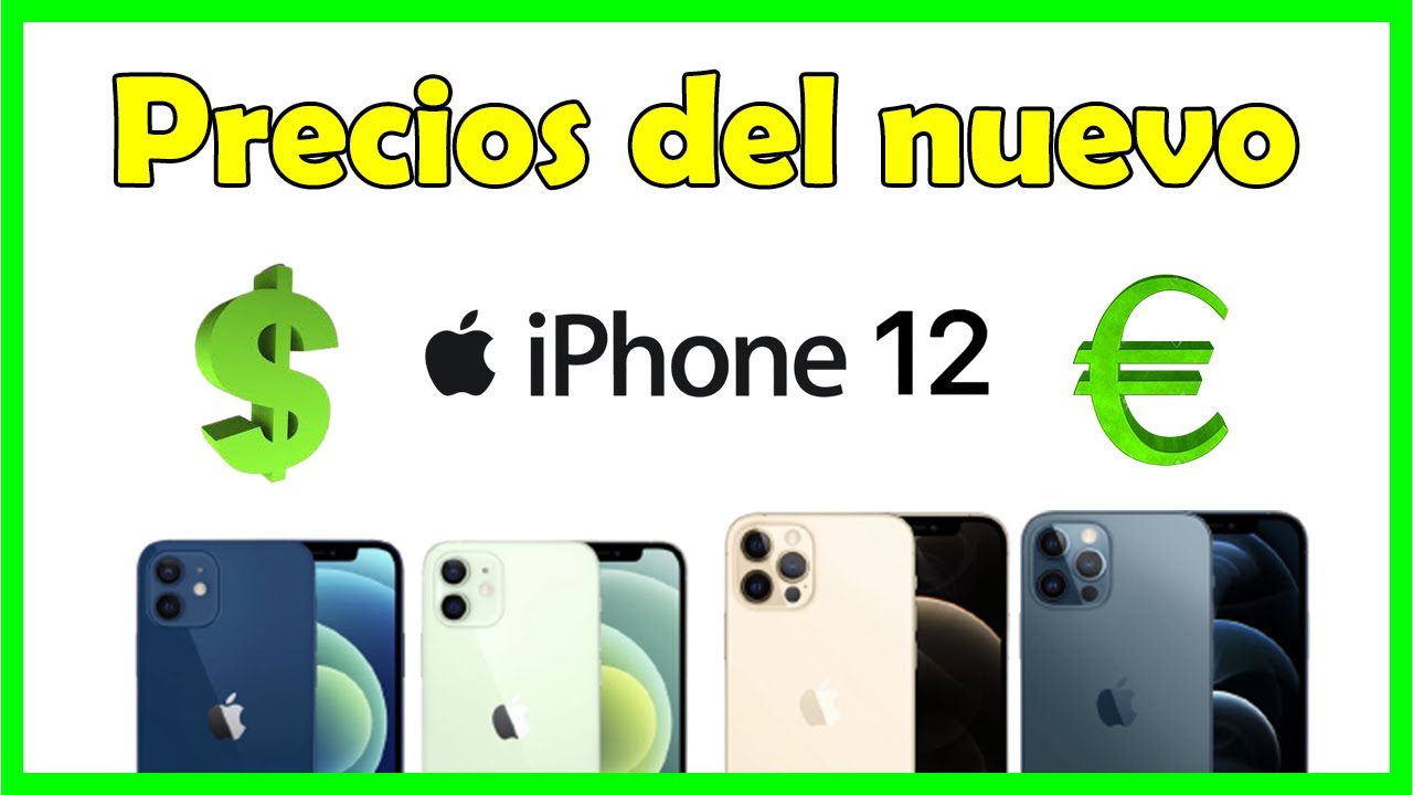 Los precios de iphone 12, iphone 12 cuanto cuesta en España - YouTube