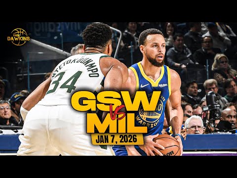 Golden State Warriors vs Milwaukee Bucks Full Game Highlights | Jan 7, 2026 | FreeDawkins