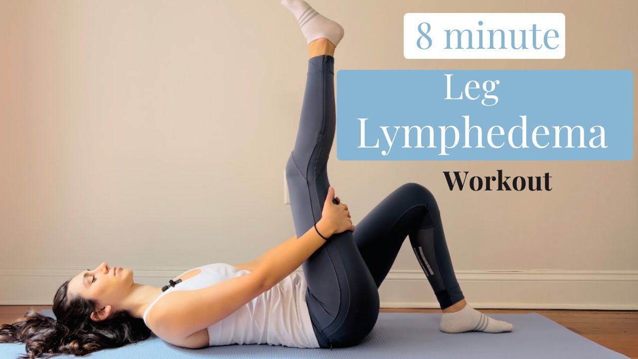 8 MINUTE LYMPHATIC WORKOUT / For Lower Extremity | CancerFitness - YouTube