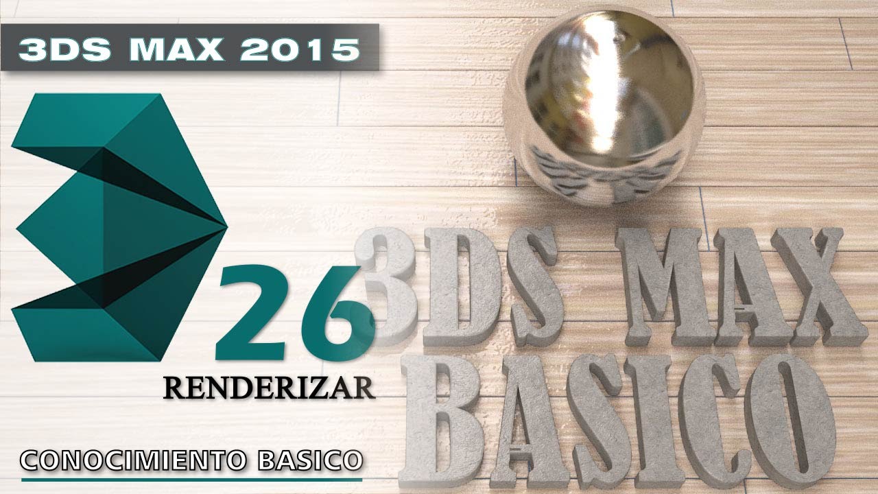 3DS MAX 2015 Tutorial básico 26 - Renderizar - En Español - YouTube