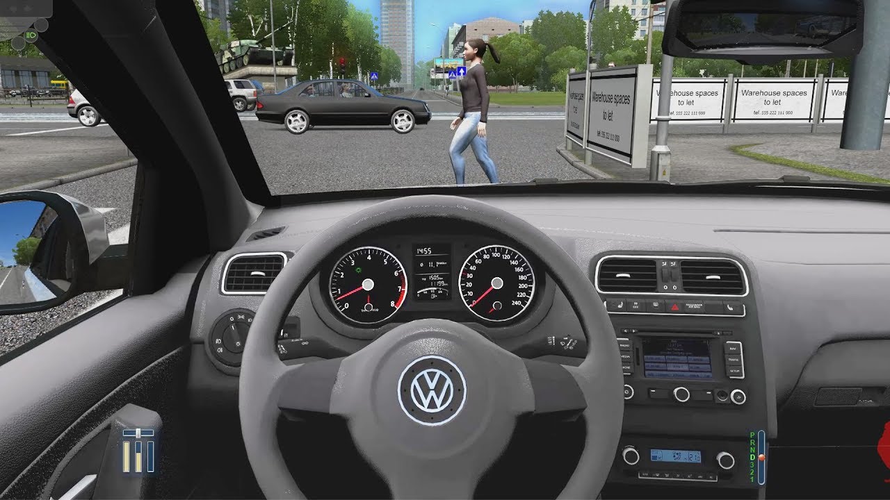 City Car Driving - Volkswagen Polo 1.6 Sedan | Normal Driving - YouTube