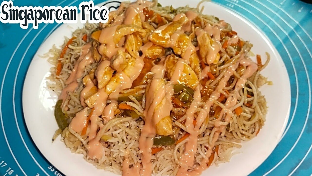 Singaporean Rice recipe|Singaporean rice banane ka tarika |Cook with ...