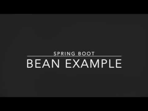 Spring Boot - Bean example - YouTube