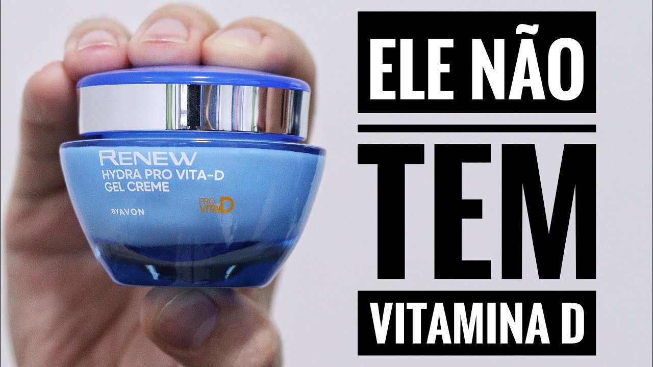 Renew Hydra Pro Vita-D AVON - Não tem Vitamina D! #Skincare - YouTube