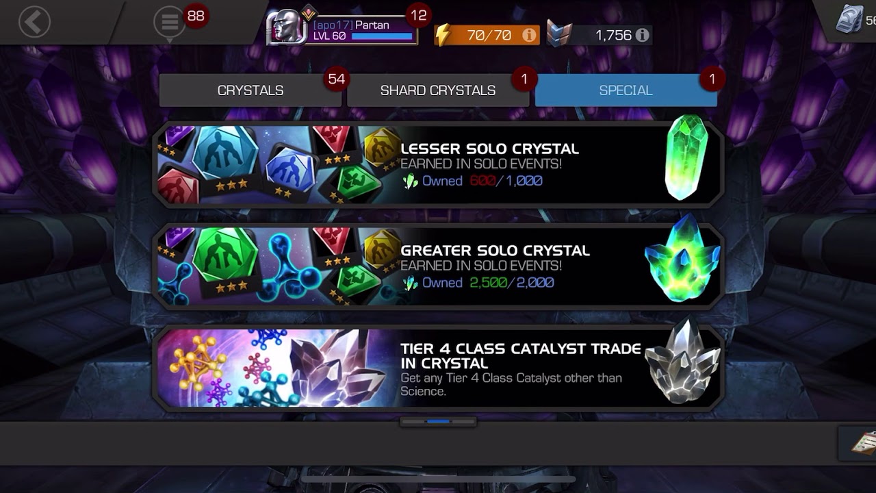 5 Star Crystal Opening - MCOC Marvel Contest of Champions - YouTube