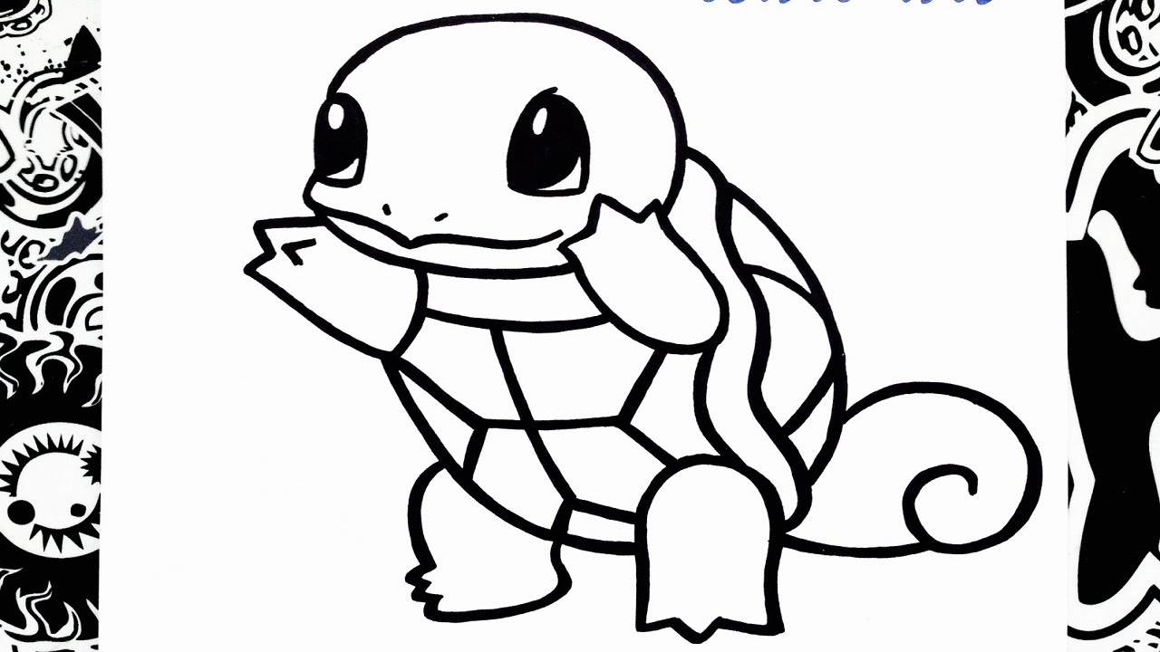 Cómo Dibujar A Squirtle