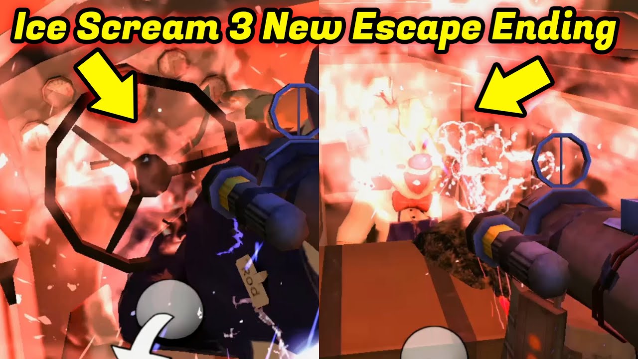 Ice Scream 3 New Escape Ending in Outwitt Mod - YouTube