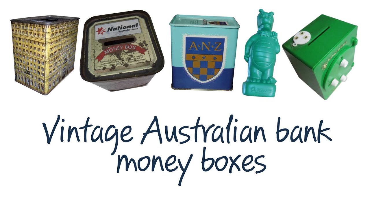 Remember these 7 old school bank money tins? - YouTube