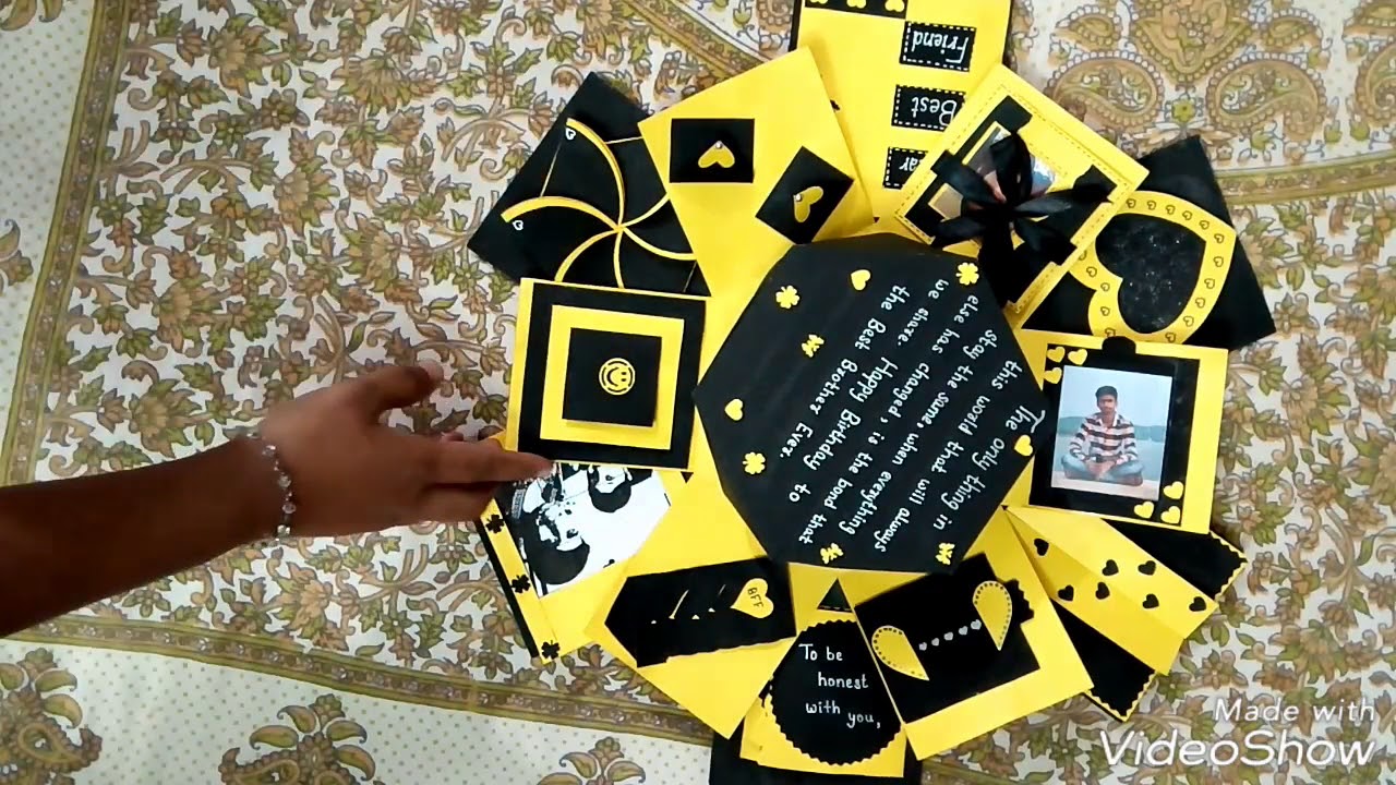 Hexagonal Explosion Box - YouTube