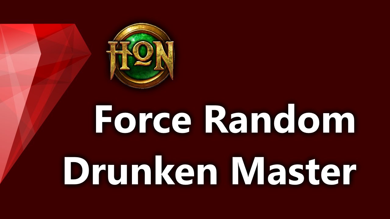 HoN: Force Random - Drunken Master - YouTube