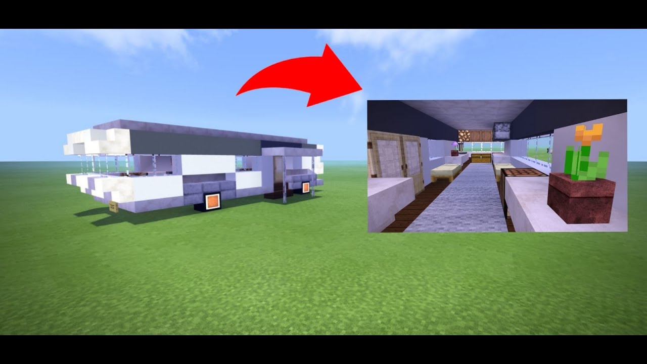 minecraft how to build survival RV base EASY - YouTube