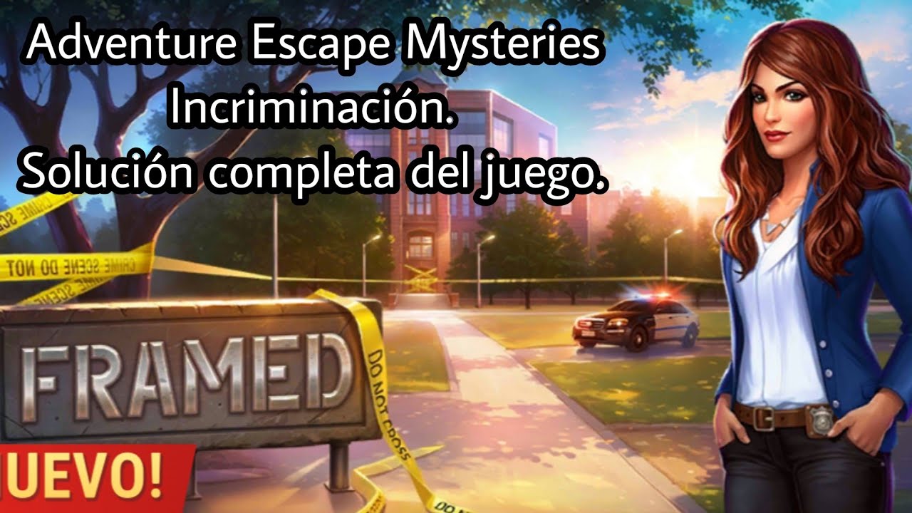 Adventure Escape Mysteries Incriminación (Framed). Solución completa ...