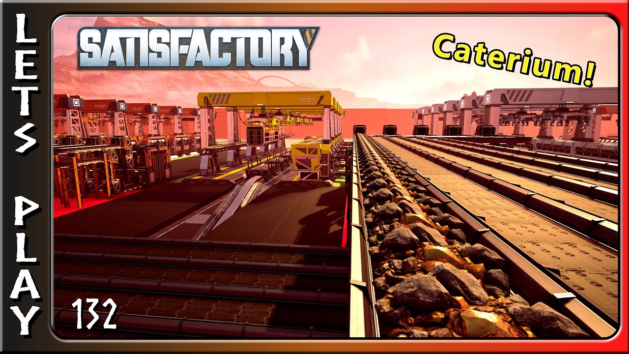 Obtaining Caterium Ore For Cyber City | Satisfactory 1.0 - YouTube