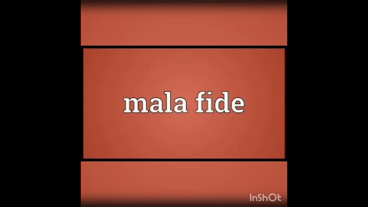 MALAFIDE-ADMINISTRATIVE LAW(with caselaws) - YouTube