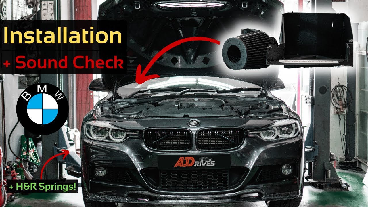 Installing ARMASPEED Cold Air Intake on a F30 BMW 330e! (Sound Test ...