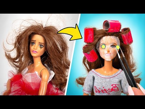 DIY Doll Makeover Hacks || Miniature Makeup And Accessories 💄✨