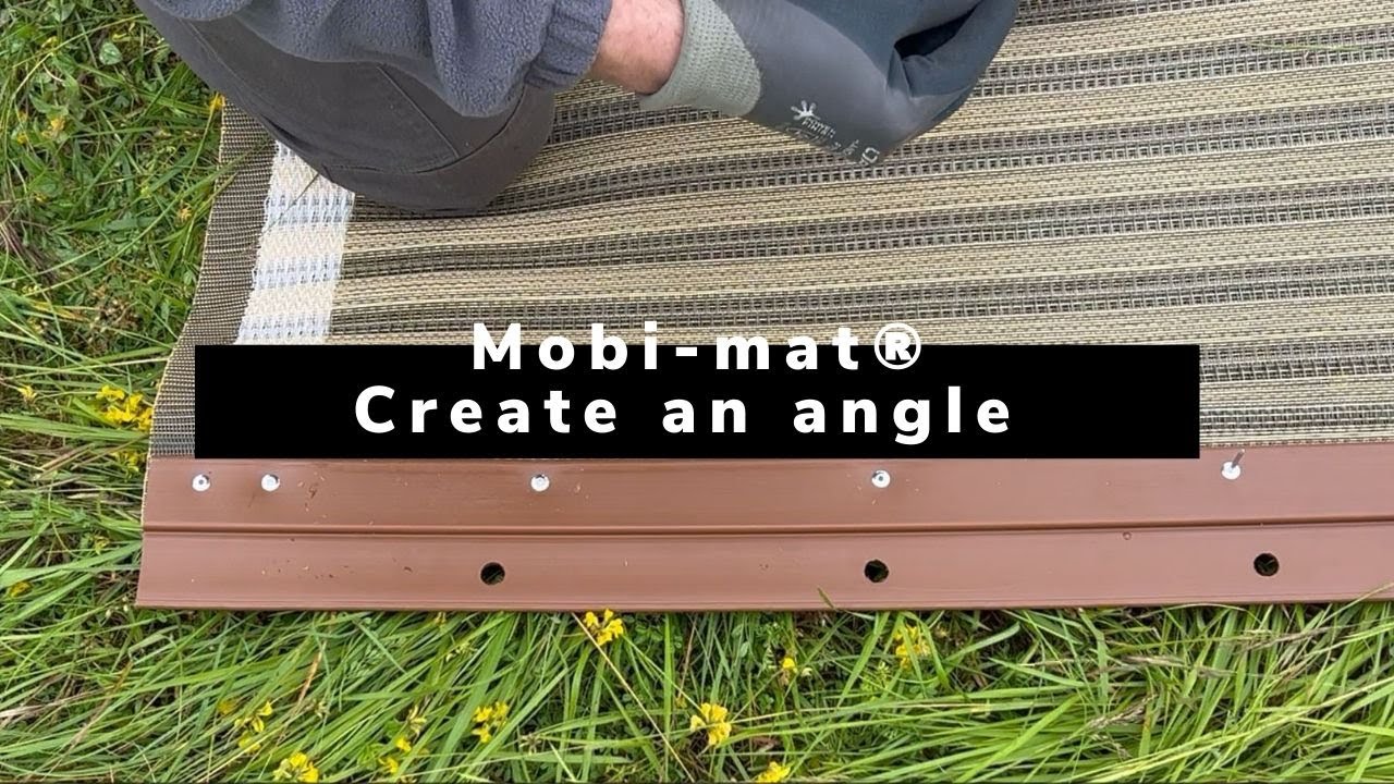 Mobi mat® - Let's create an angle with Mobi mat® access mat - YouTube
