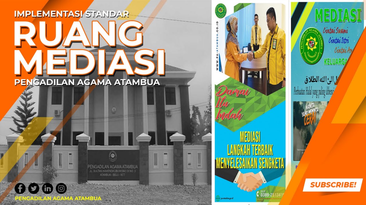 RUANG MEDIASI | PENGADILAN AGAMA ATAMBUA - YouTube