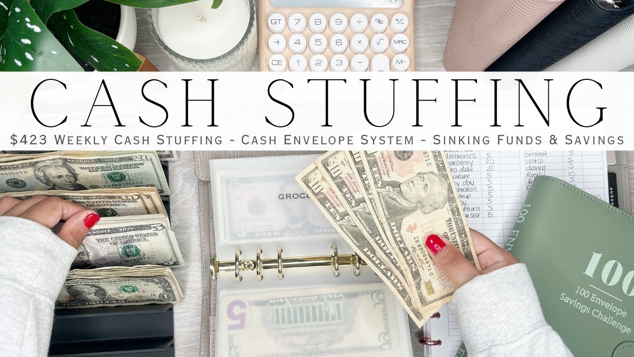 Cash Stuffing $423 | Weekly Cash Stuffing | Cash Envelope System ...