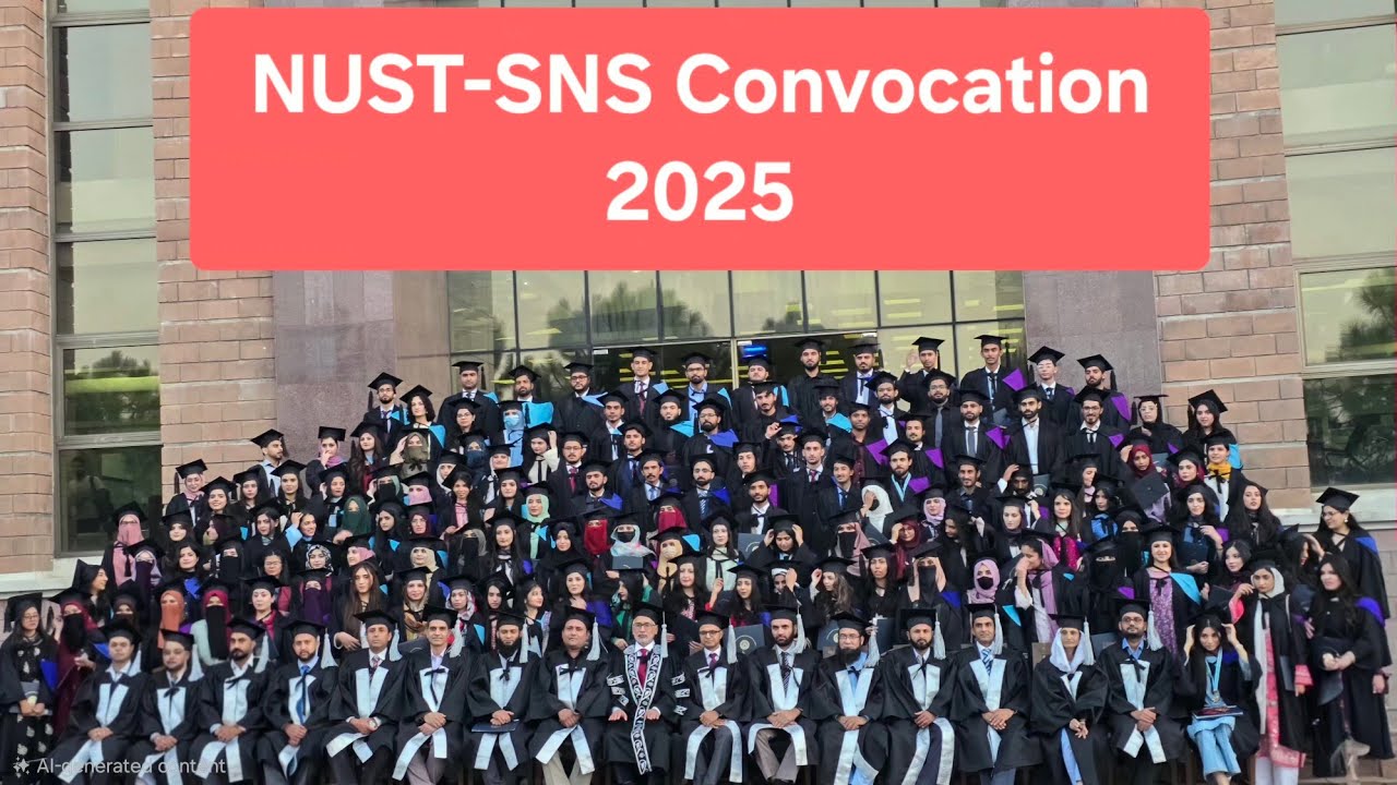 NUST-SNS Convocation 2025| Highlights - YouTube