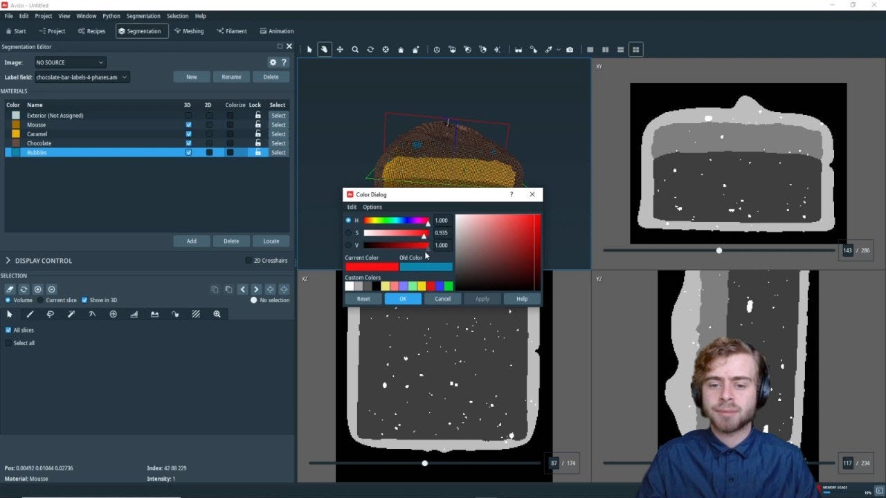 How to create a custom label colormap in Amira or Avizo Software - YouTube