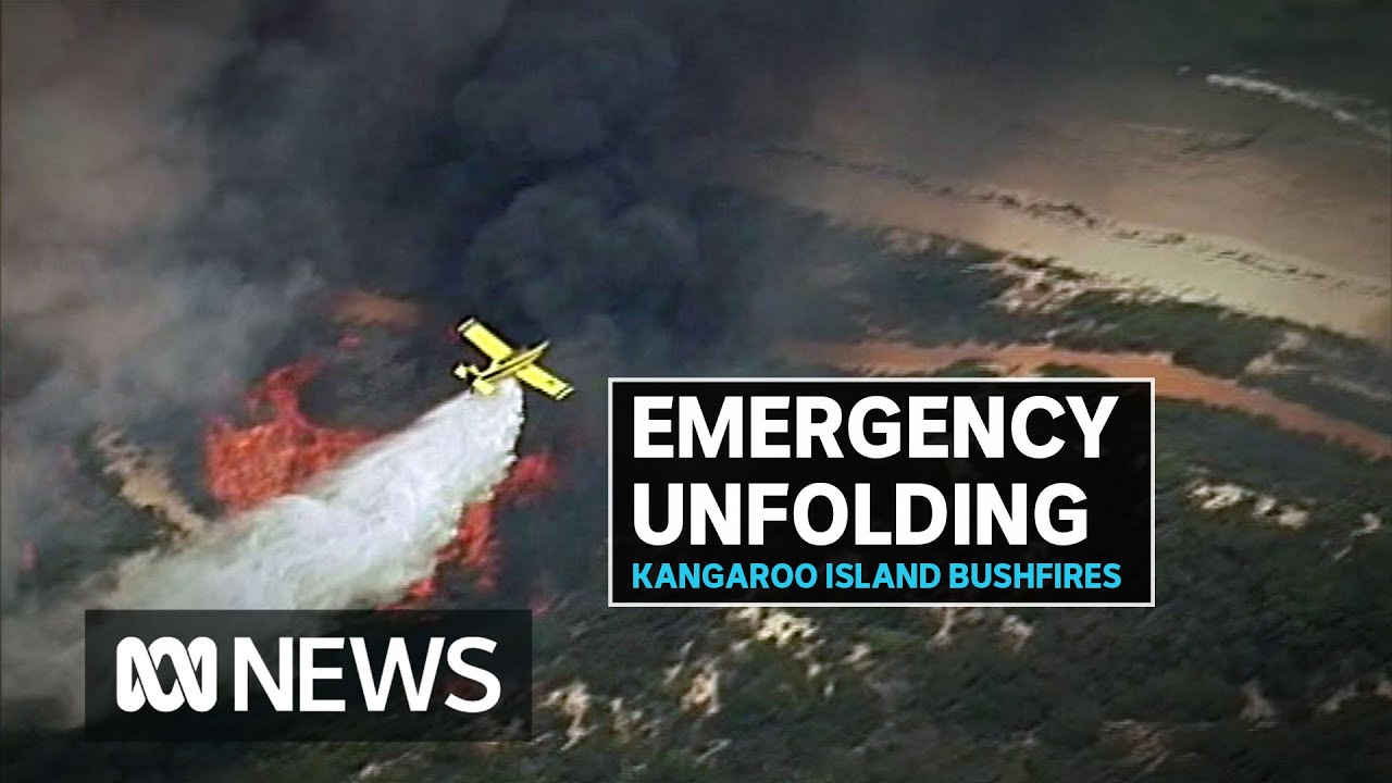 Bushfire emergency warnings for Kangaroo Island towns as rest of island ...