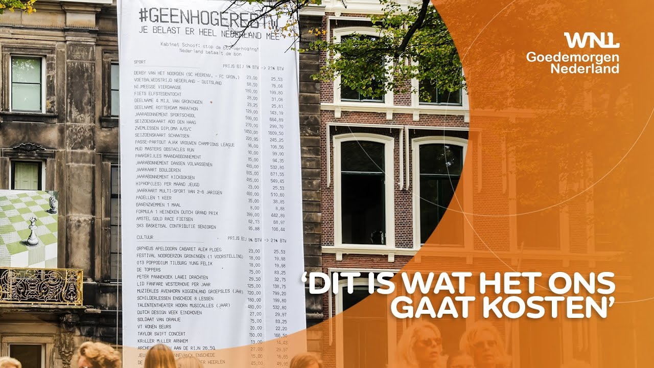 Schrijver Splinter Chabot hekelt btw-verhogingen: 'Per jaar nu vier ...