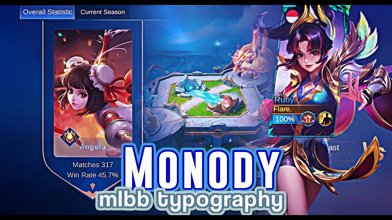 Monody🥀 ML Typography Preset Alight Motion And Capcut Template - Rose ...