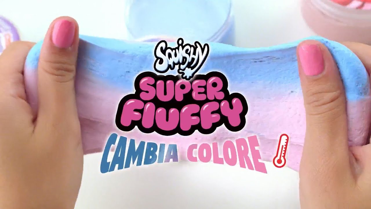 Squishy Super Fluffy CAMBIA COLORE - YouTube