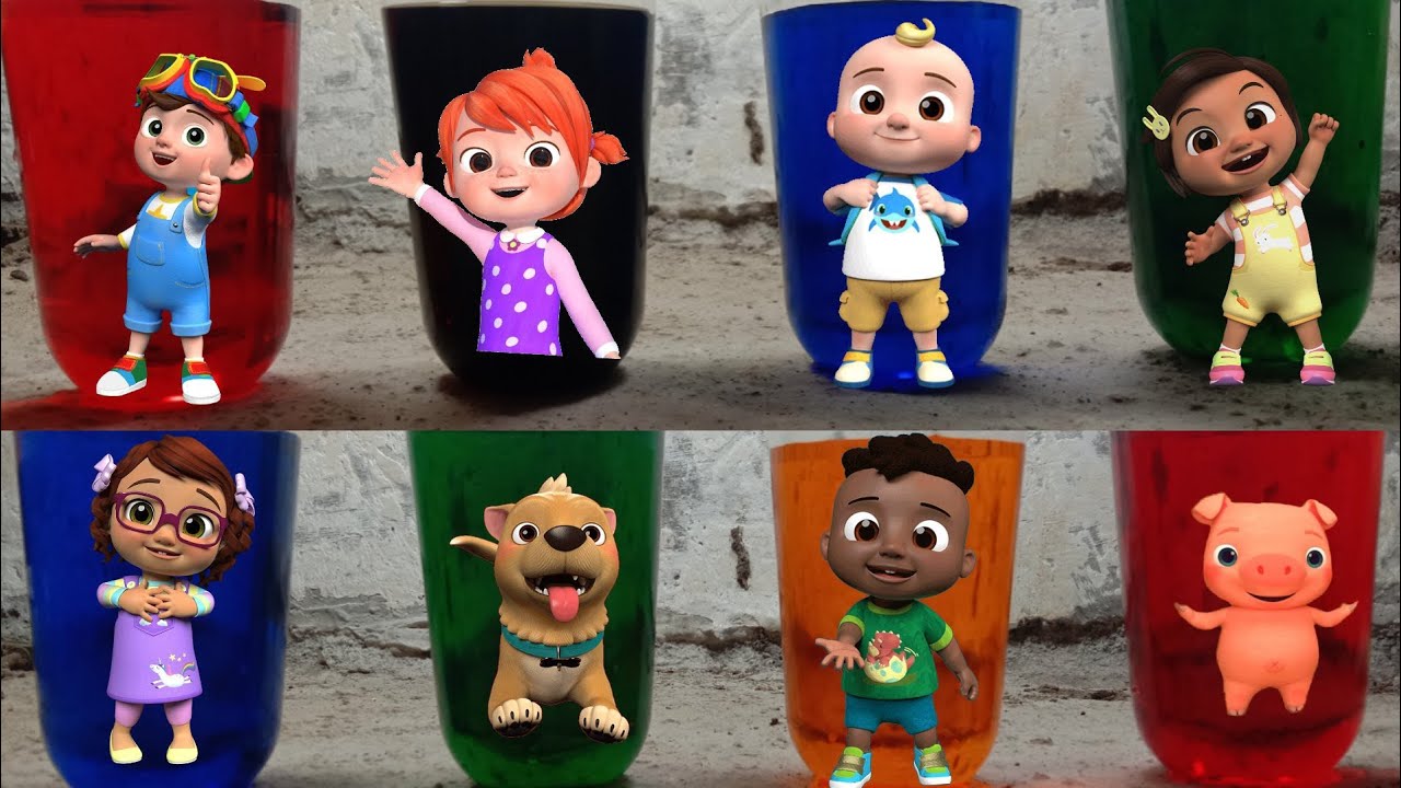 Cocomelon Water Play Videos-The Colorful World Of Nursey Rhymes - YouTube