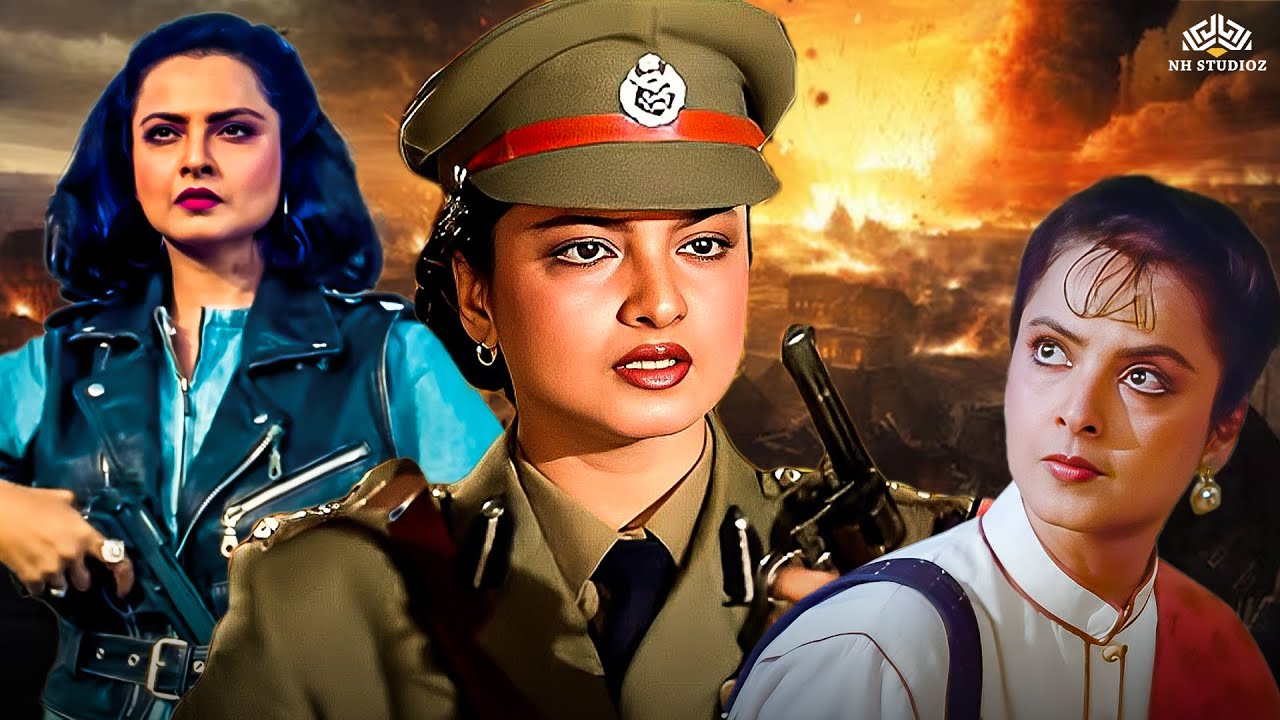 रेखा का एक जबरदस्त एक्शन मूवी सीन 🔥| Bhrashtachar | Biwi Ho Toh Aisi ...