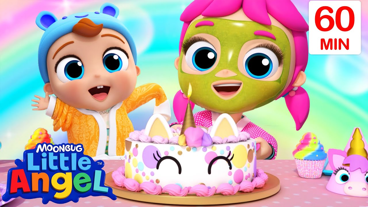 Jill's Unicorn Princess Spa Party! | Jill's Playtime | Little Angel ...