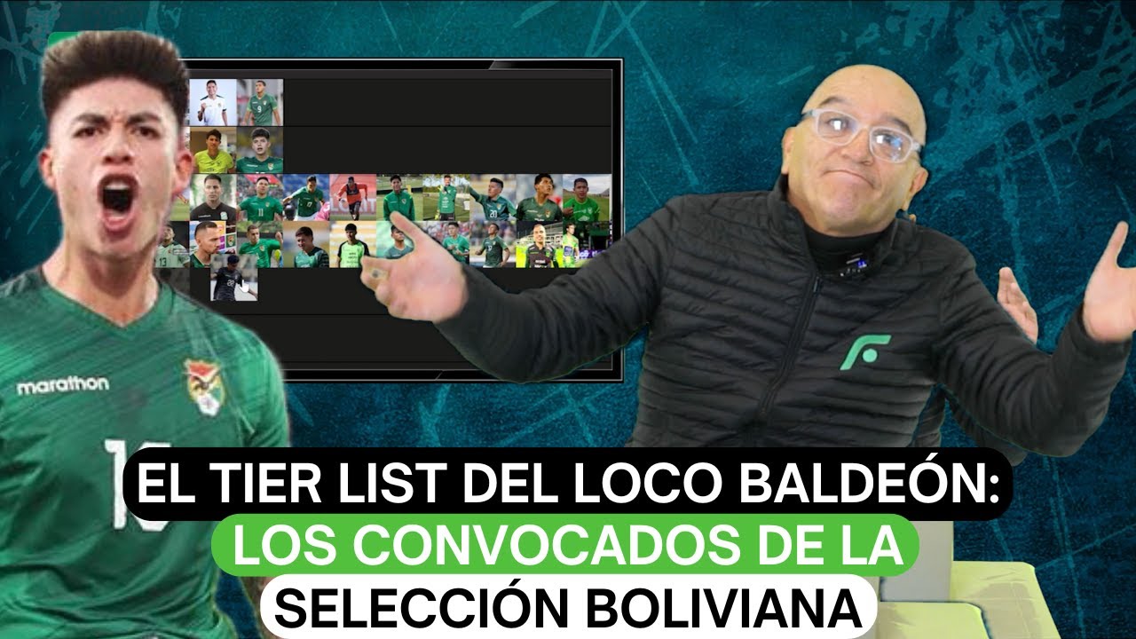 El Tier List del Loco Baldeón: Los convocados de la selección boliviana ...