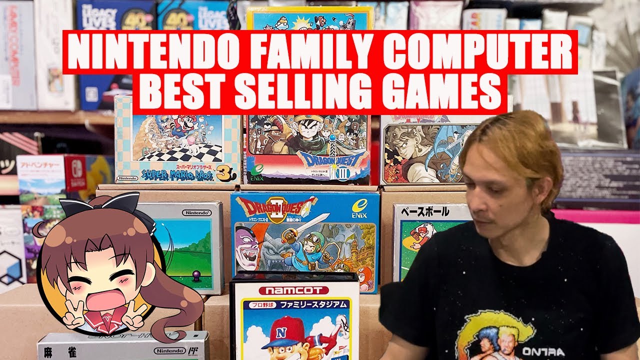 Nintendo Famicom Best Selling Games - YouTube