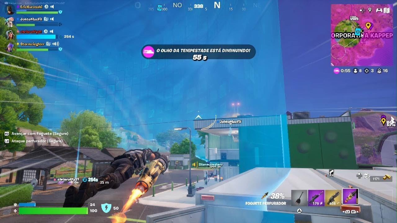 Fortnite - Eita Giovanna!!! O Chris tava dançando e o forninho caiu ...