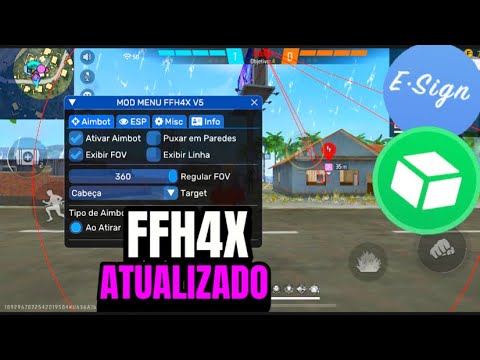 FFH4X MOD MENU ATUALIZADO SEM SCARLET 💀🔥 XIT IOS PELO ESIGN E GBOX ...