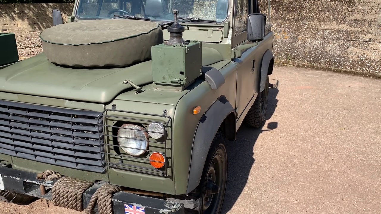 land rover 90 ex military soft top 200tdi power for sale walkaround ...