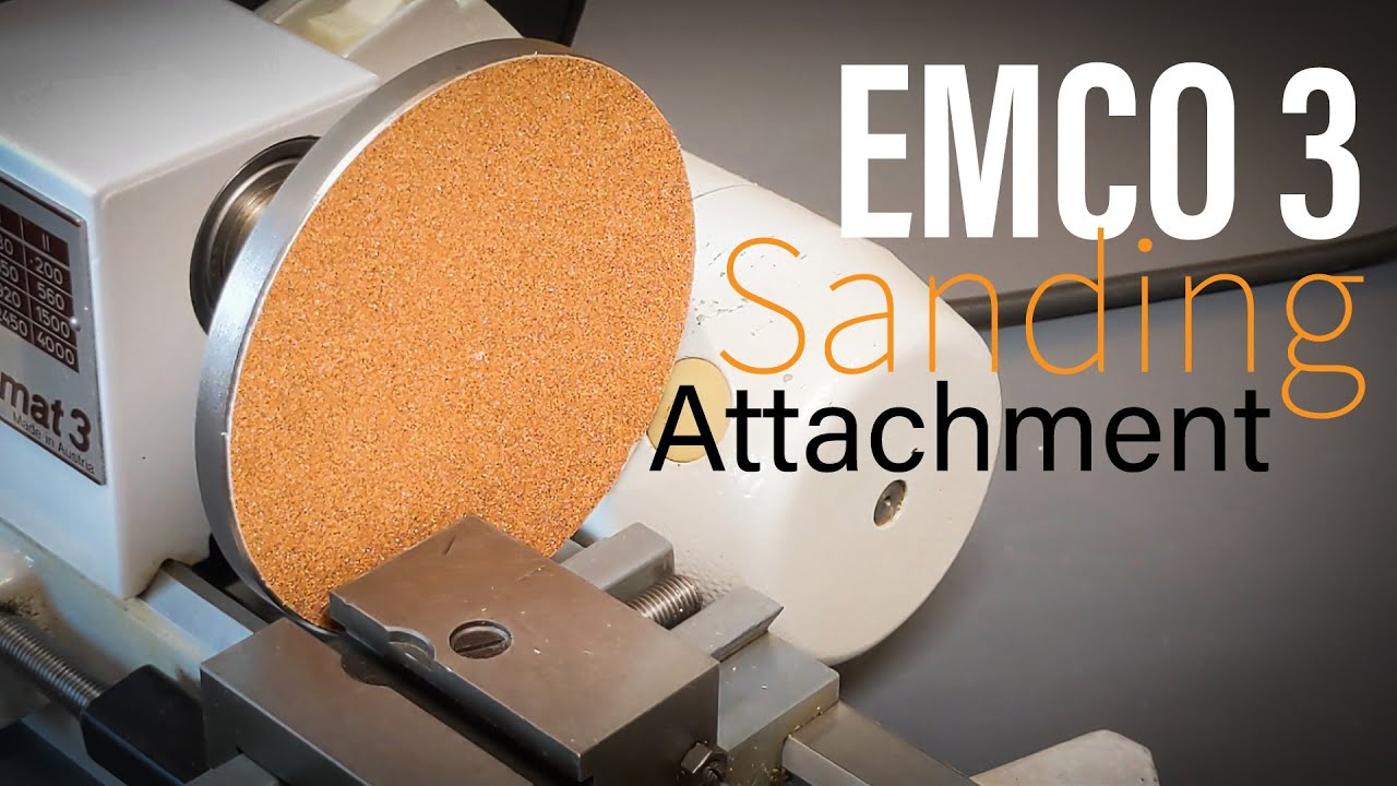 Emco Unimat 3 Sanding Plate / Disc Attachment - YouTube