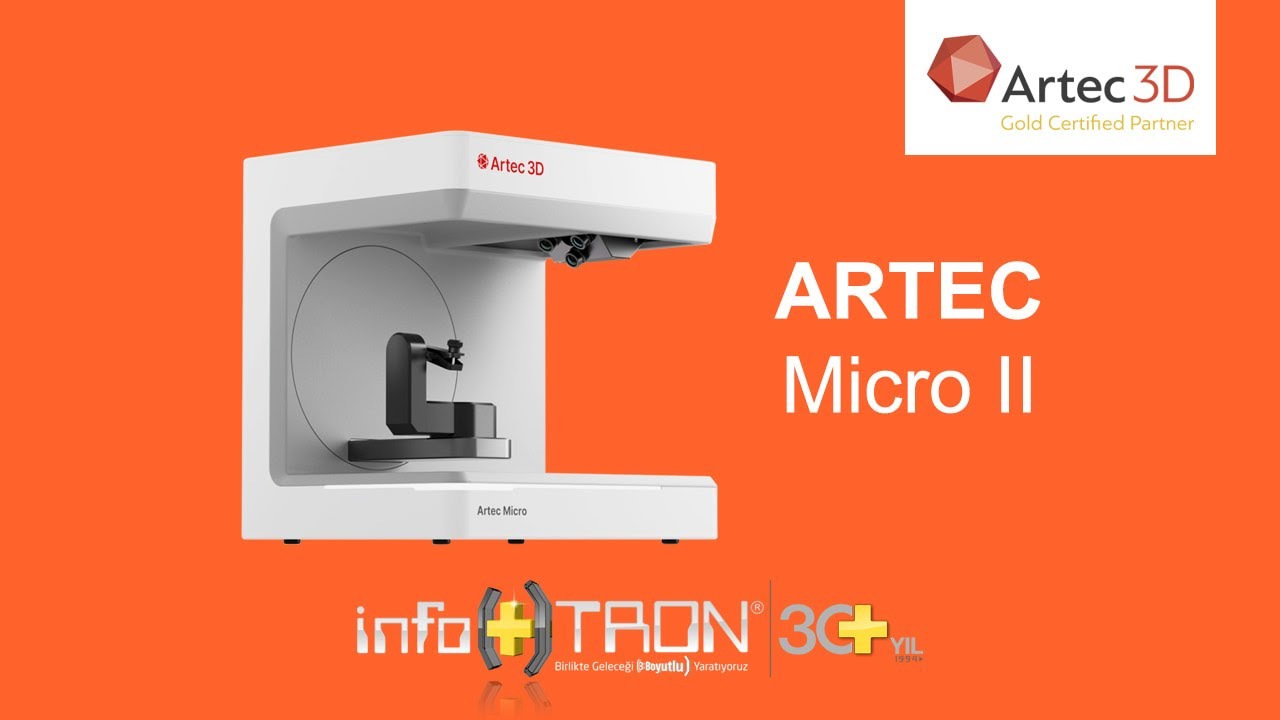 ARTEC Micro II 3D Tarayıcı - YouTube