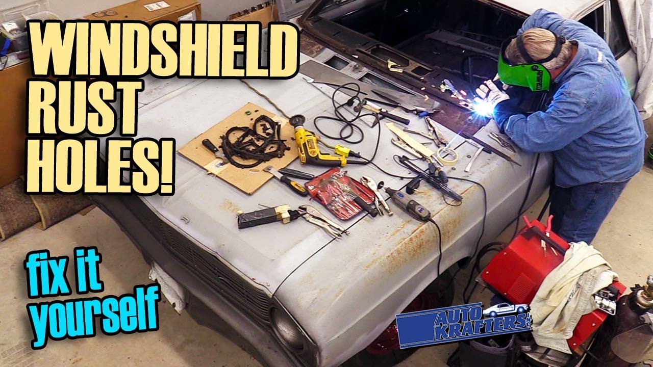 Repair Rust Around Windshield - YouTube