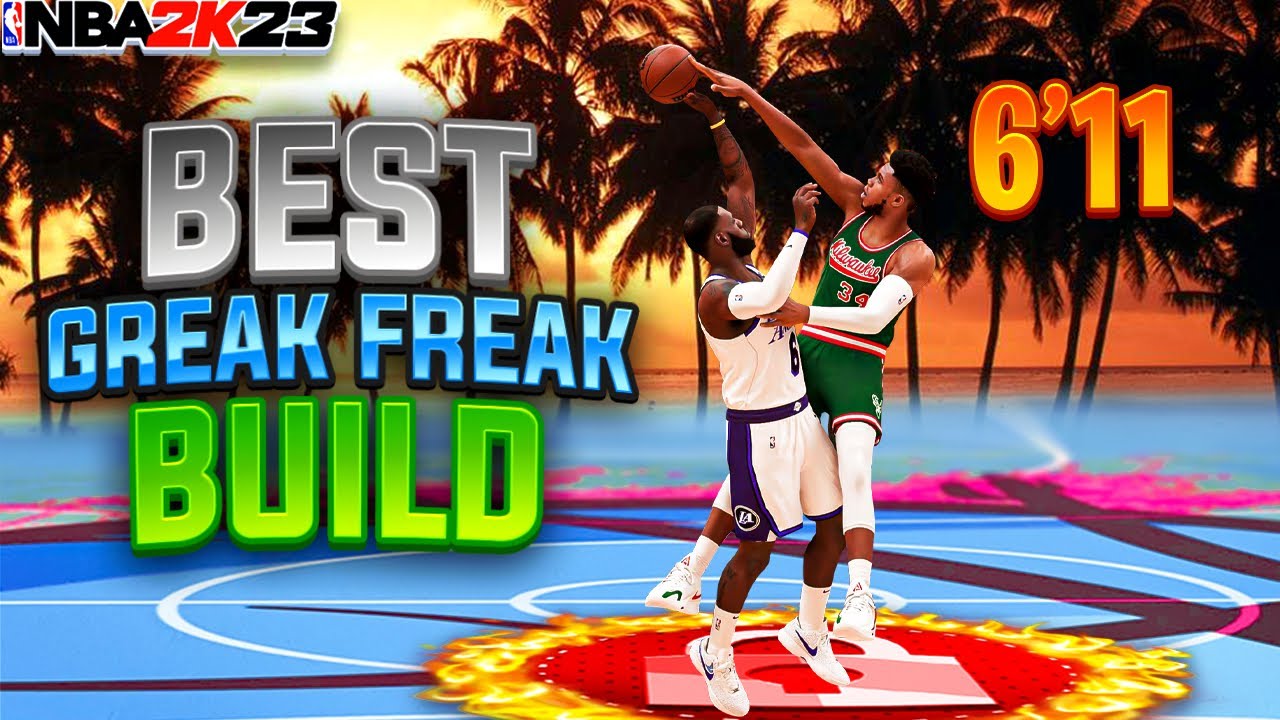 *GAMEBREAKING 6’11 GREEK FREAK* BUILD W/ EVERY CONTACT DUNK in NBA 2K23 ...