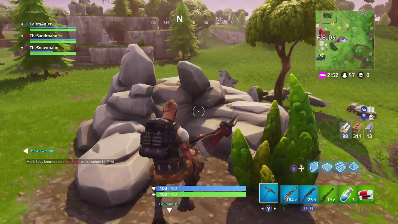 Sniped Over the hill at Fatal Fields - YouTube